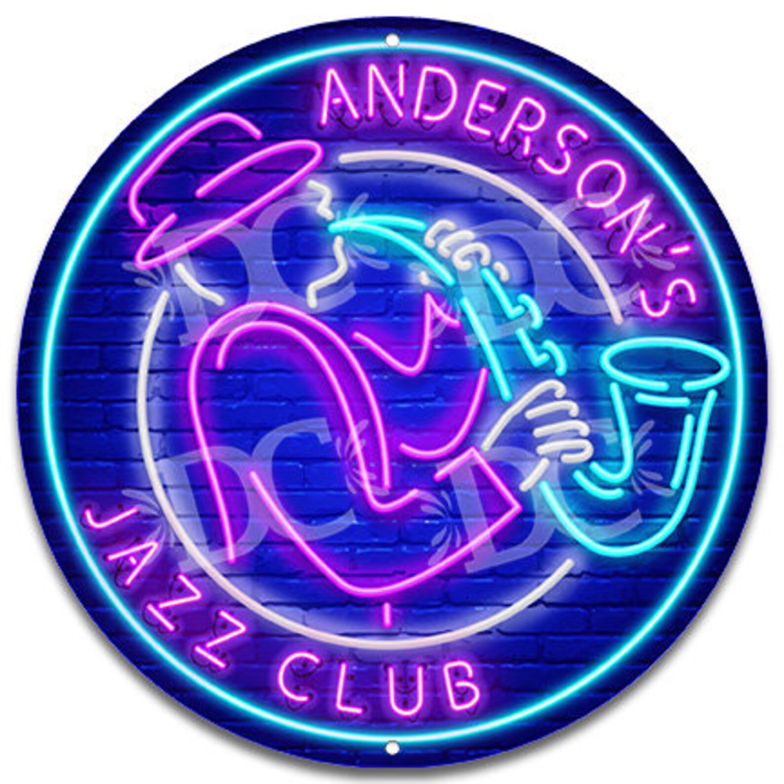 Jazz Club Neon Themed Custom Sign Jazz Bar Signs Night Club - Etsy