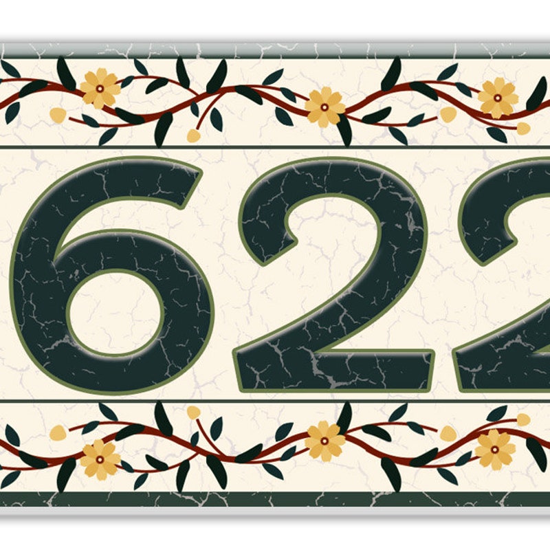 Wooden House Numbers - Etsy