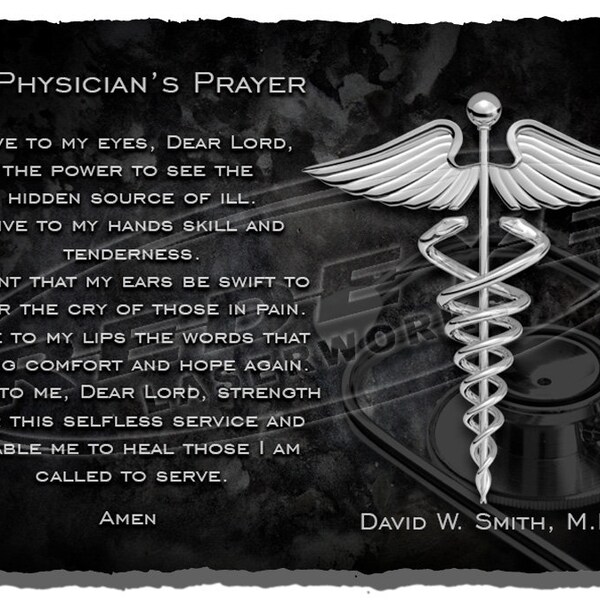 Physicians Prayer - Etsy