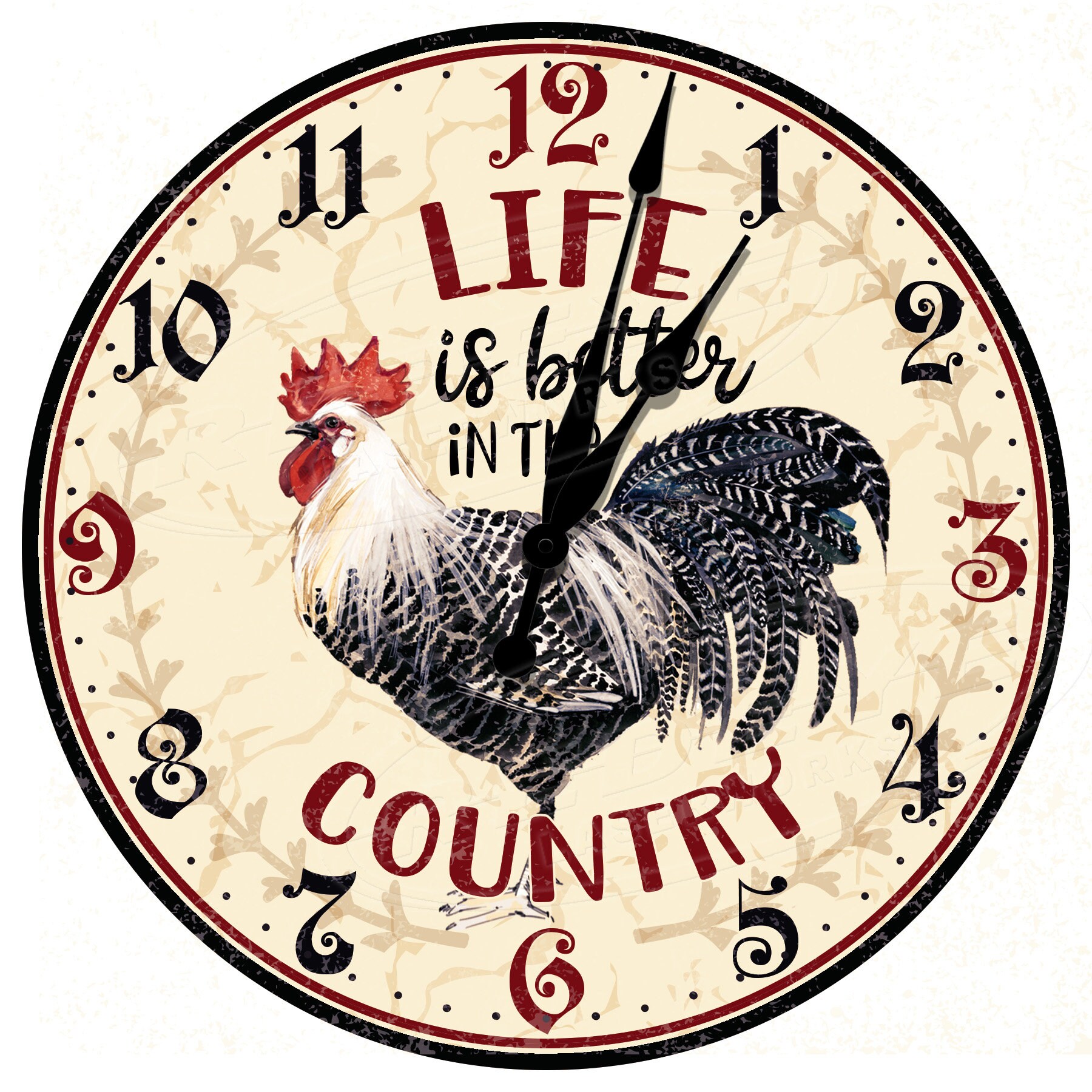 Country Kitchen Clock Farmhouse Clocks Farmer Clocks - Etsy UK