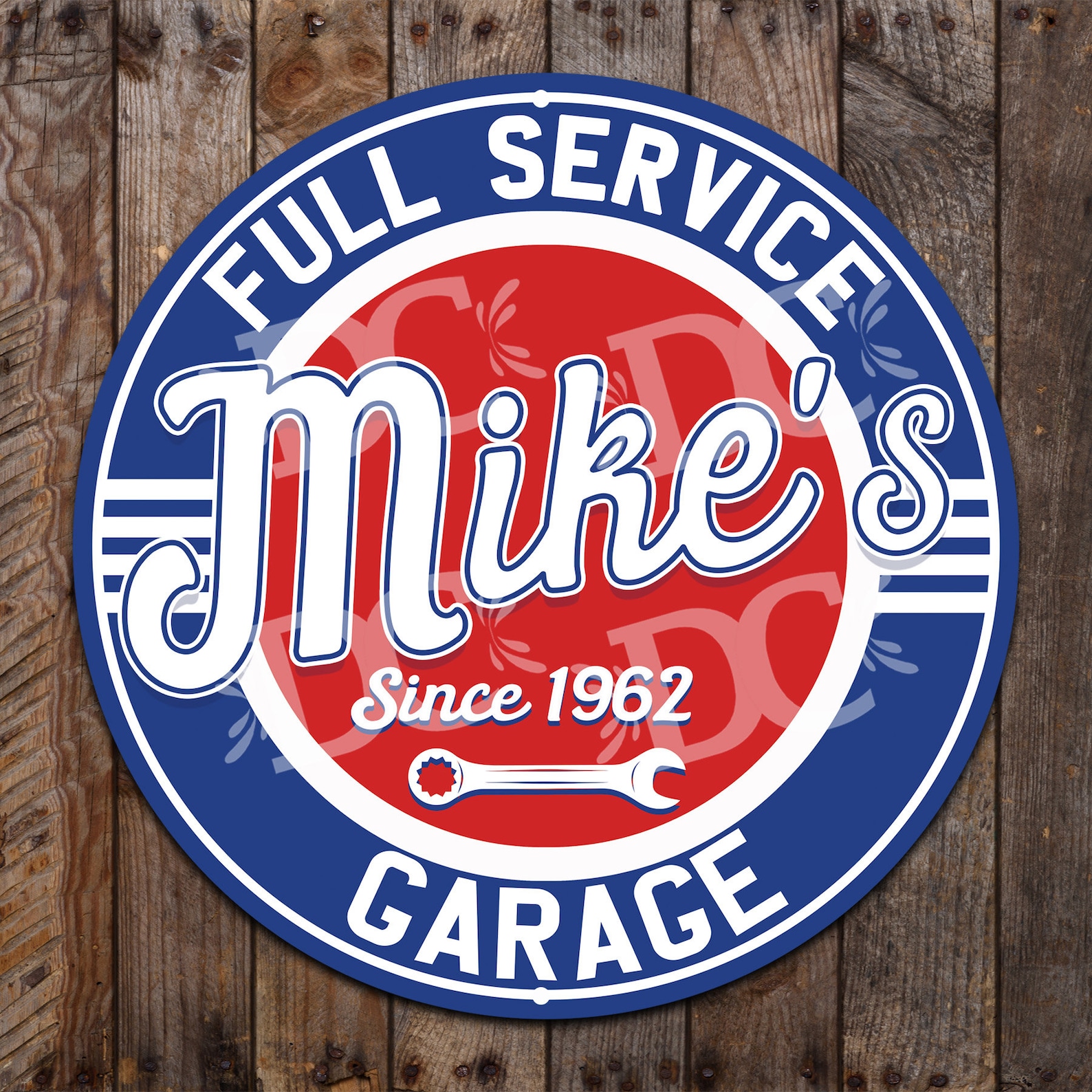 Retro Full Service Garage Sign Vintage Auto Mechanic Sign - Etsy