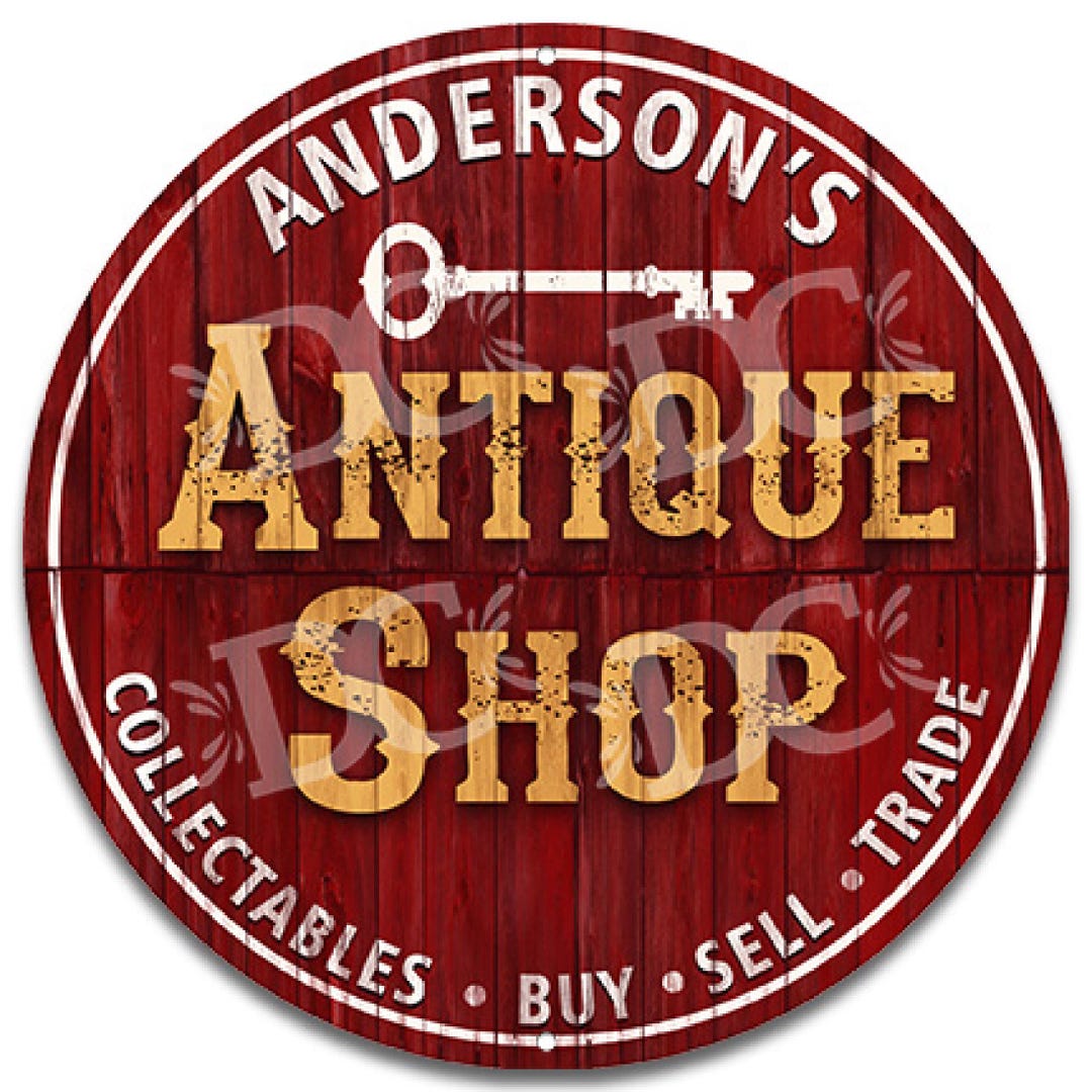 Antique Shop Customized Sign, Barn Wood Antique Sign, Antiques Custom ...