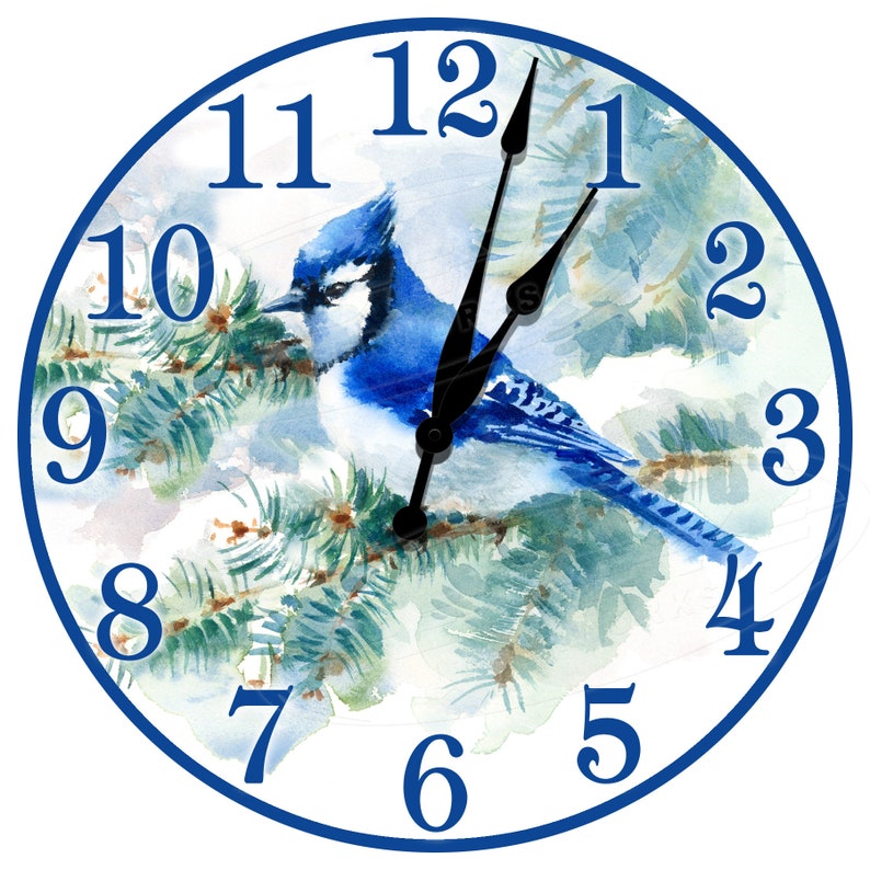 Cardinal Bird Clock: Aluminum Garden Bird Clocks Decor - Etsy