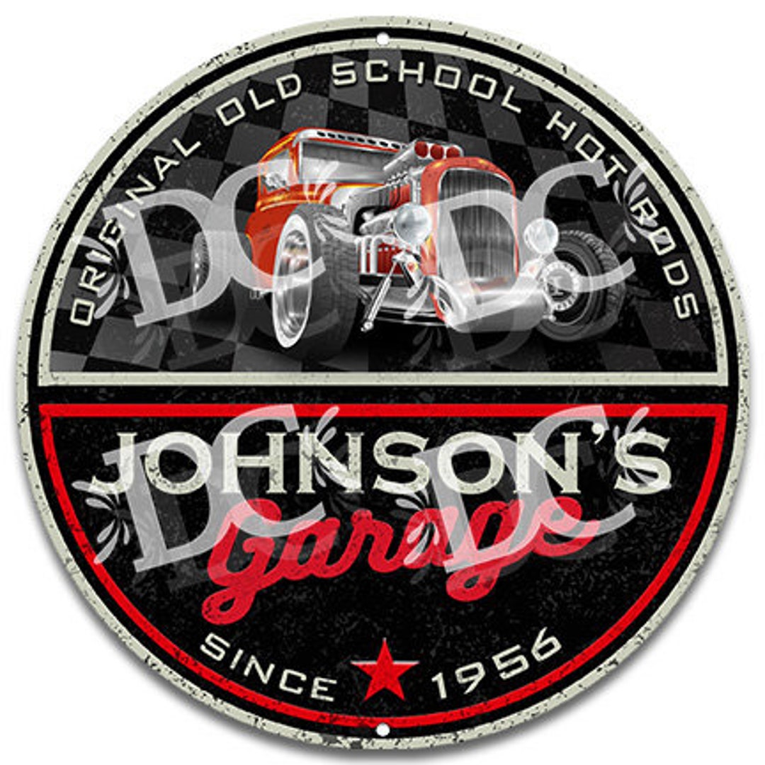 Old School Garage Signs, Pin Up Girl Garage Signs, Garage Welcome Signs ...
