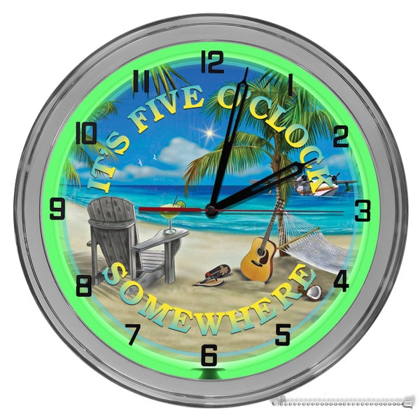 Beach Clock - Etsy