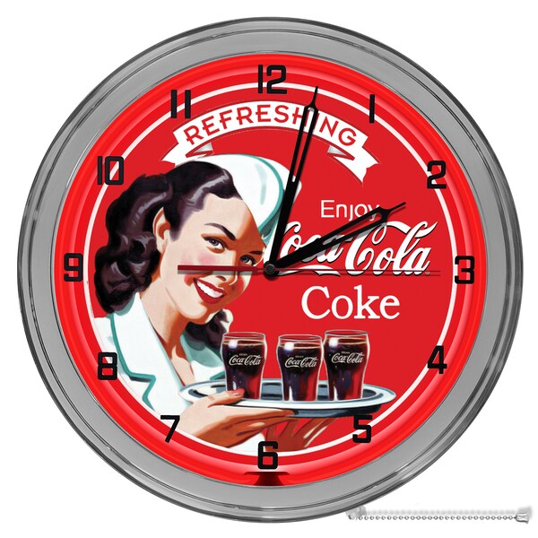 Coca Cola Wall Clock - Etsy