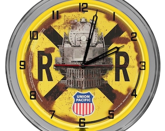 Union Pacific Wall Clock - Etsy