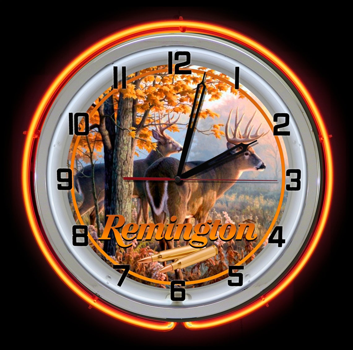 Remington Rifles 19 Neon Clock Gun Clocks Remington - Etsy UK