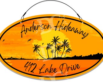 Sunset Metal Sign - Etsy