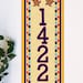Aztec Turtle Themed Ceramic House Number, Sea Turtle Custom House ...