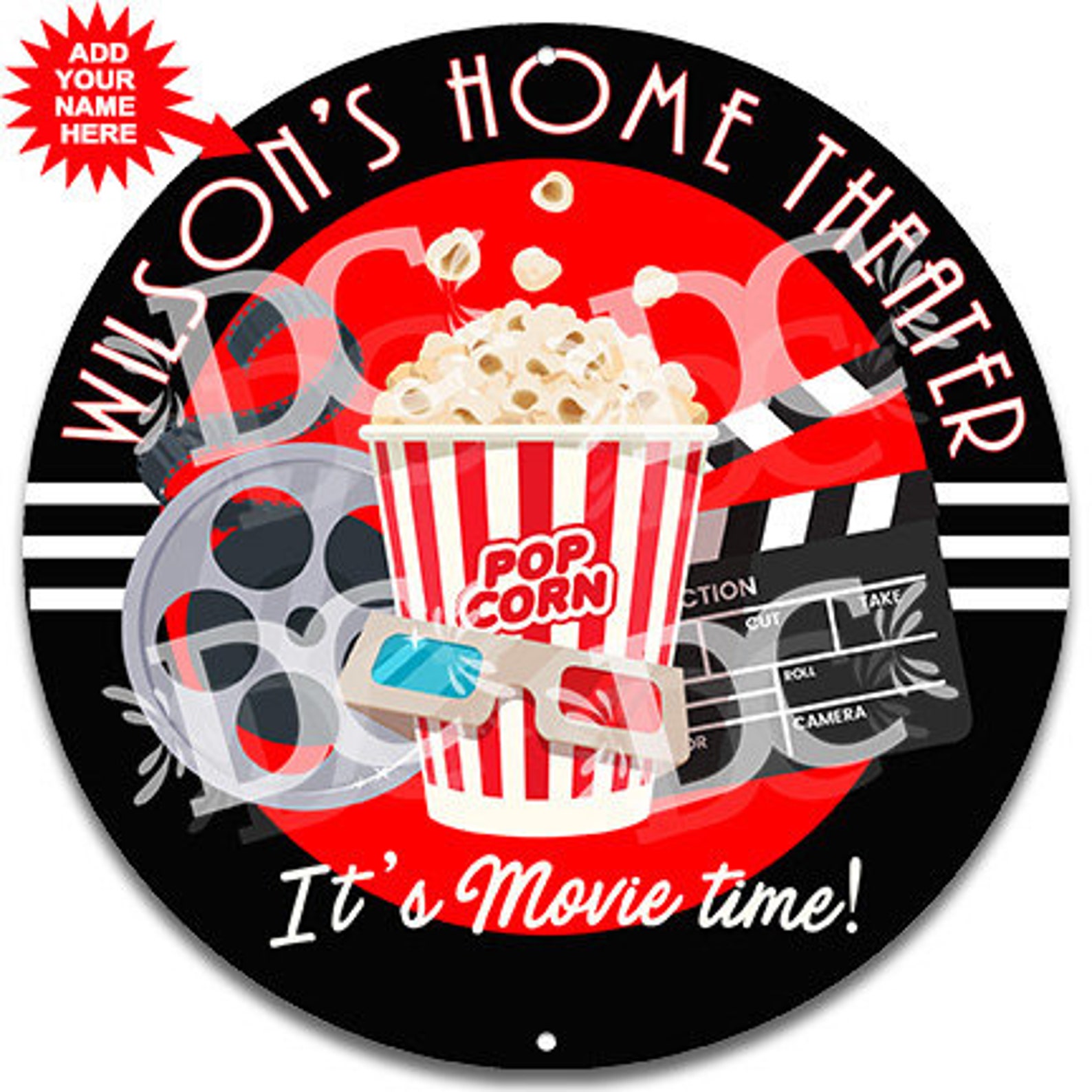 Movie Room Customized Wall Sign Theater Room Signs Game Room - Etsy