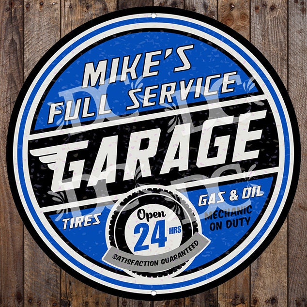 Full Service Garage Signs Custom Car Repair Signs Novelty - Etsy