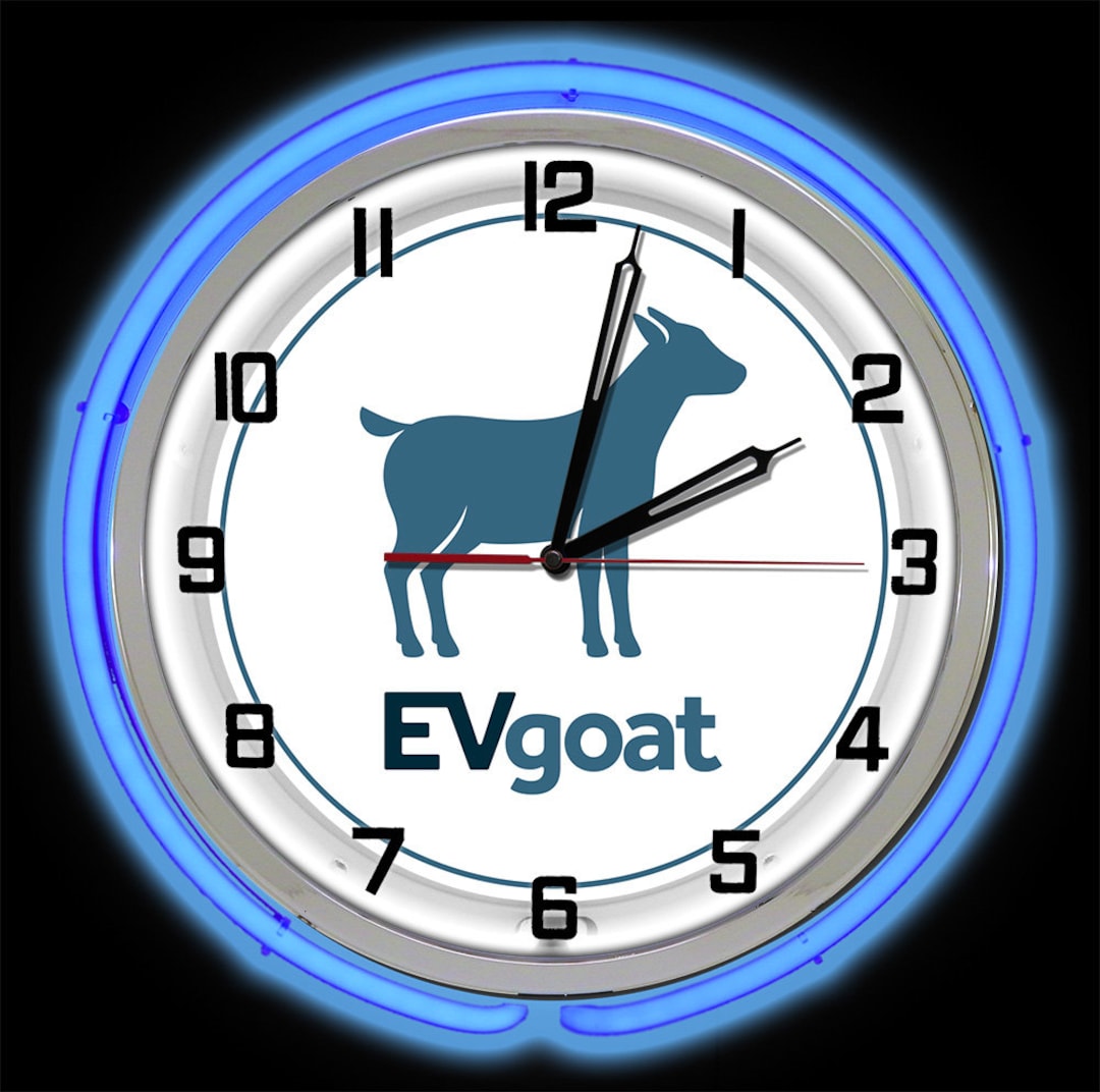 Custom Logo Neon Clock: Personalized Business Branding Artwork - Etsy