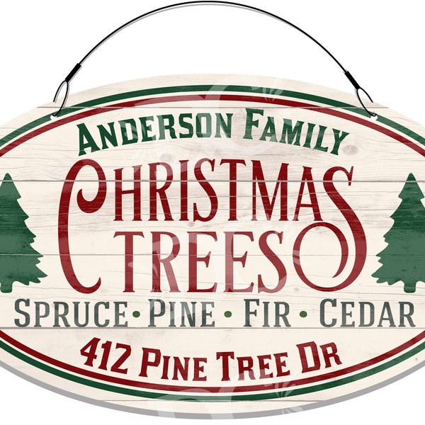 Tree Farm Sign - Etsy