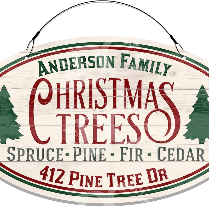 Tree Farm Sign - Etsy