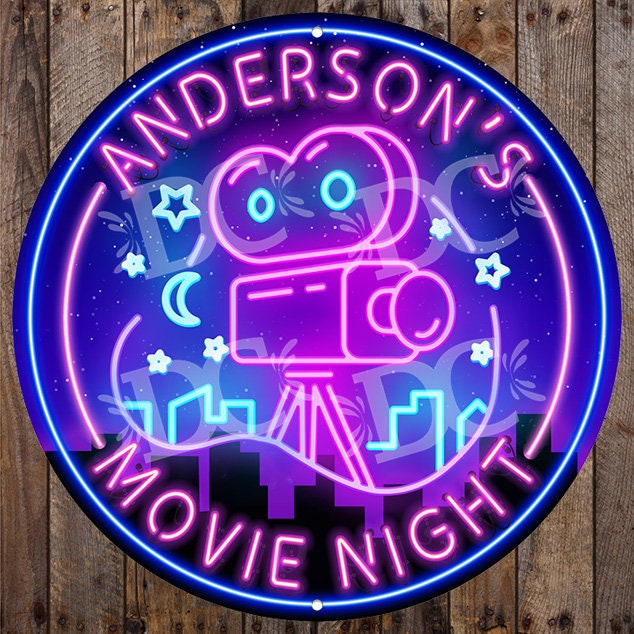 Movie Room Custom Signs Cinema Signs Movie Night Signs - Etsy