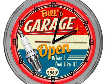 Retro Wall Clock - Etsy