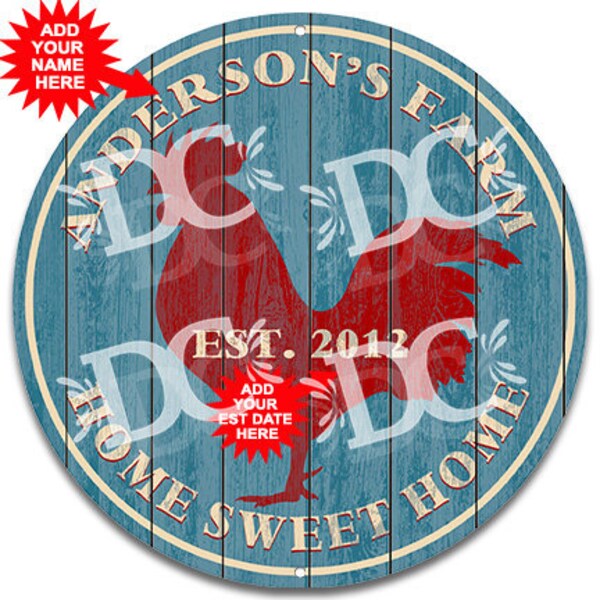 Rooster Signs - Etsy