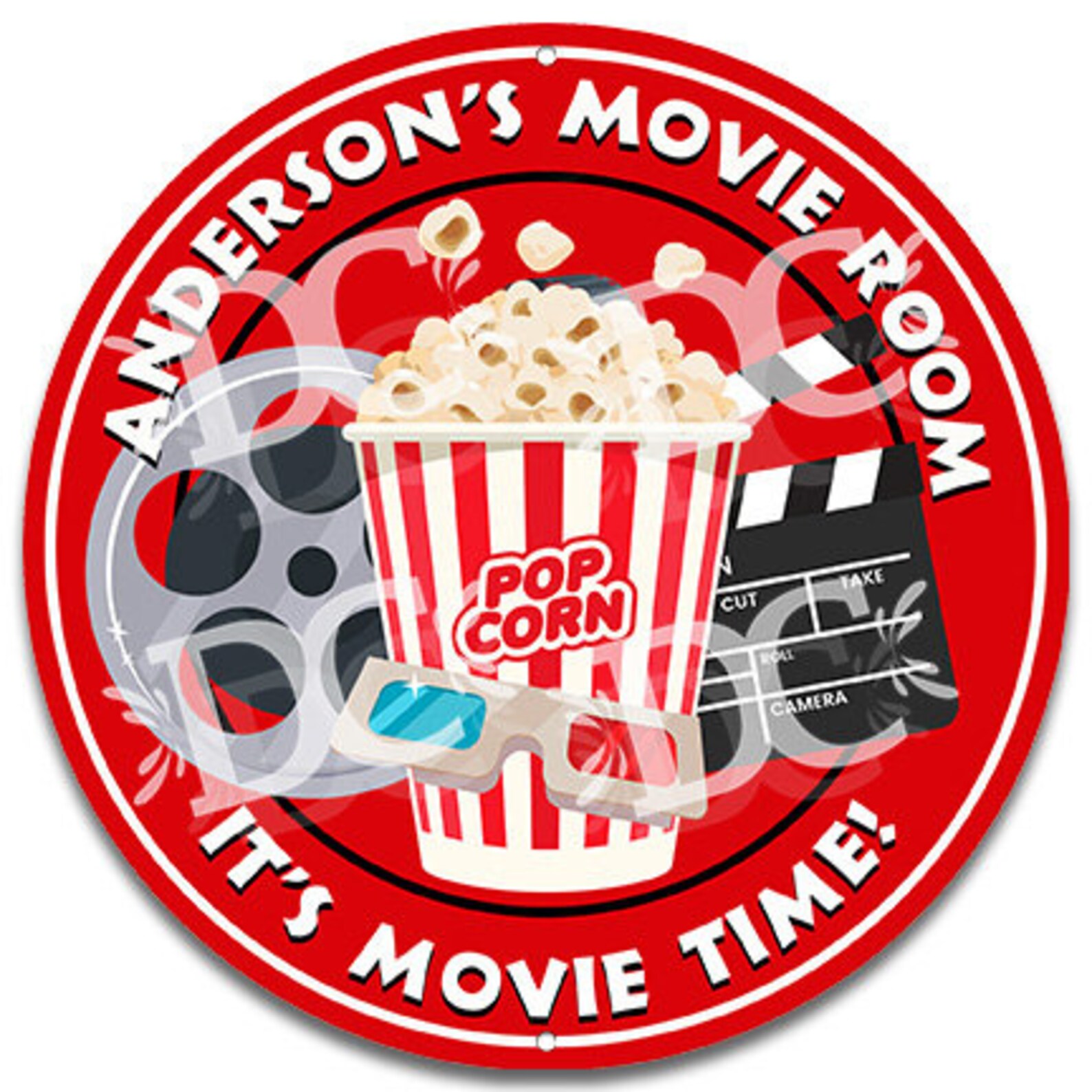 Movie Room Customized Wall Sign Theater Room Signs Game Room - Etsy