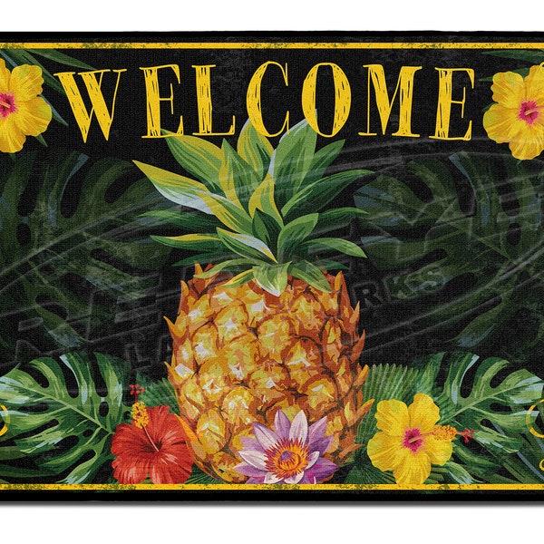 Pineapple Door Decor - Etsy