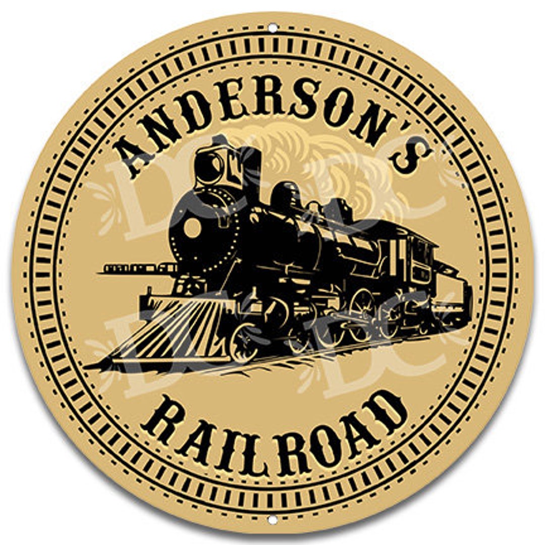 Locomotive Train Room Signs, Train Decor, Train Station Signs, Hobby ...