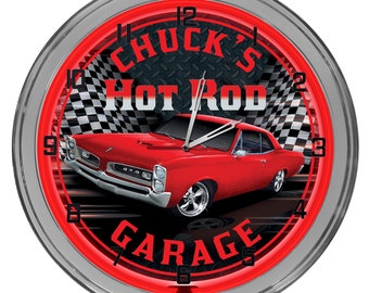 Neon Custom Clock - Etsy