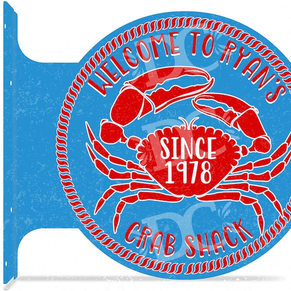 Crab Shack Sign - Etsy