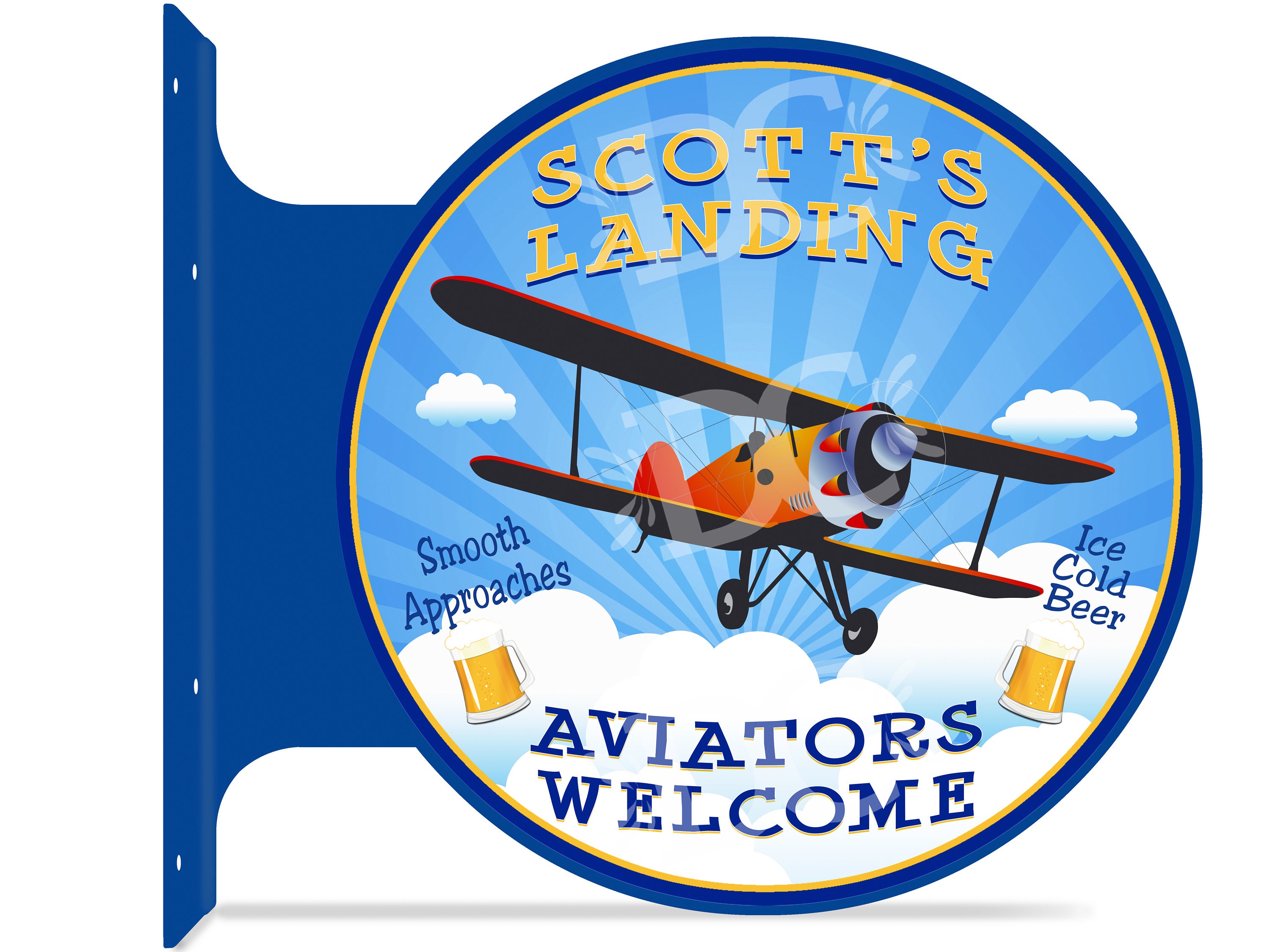 Pilots Lounge Sign Aviator Signs Pilots Tavern Sign - Etsy