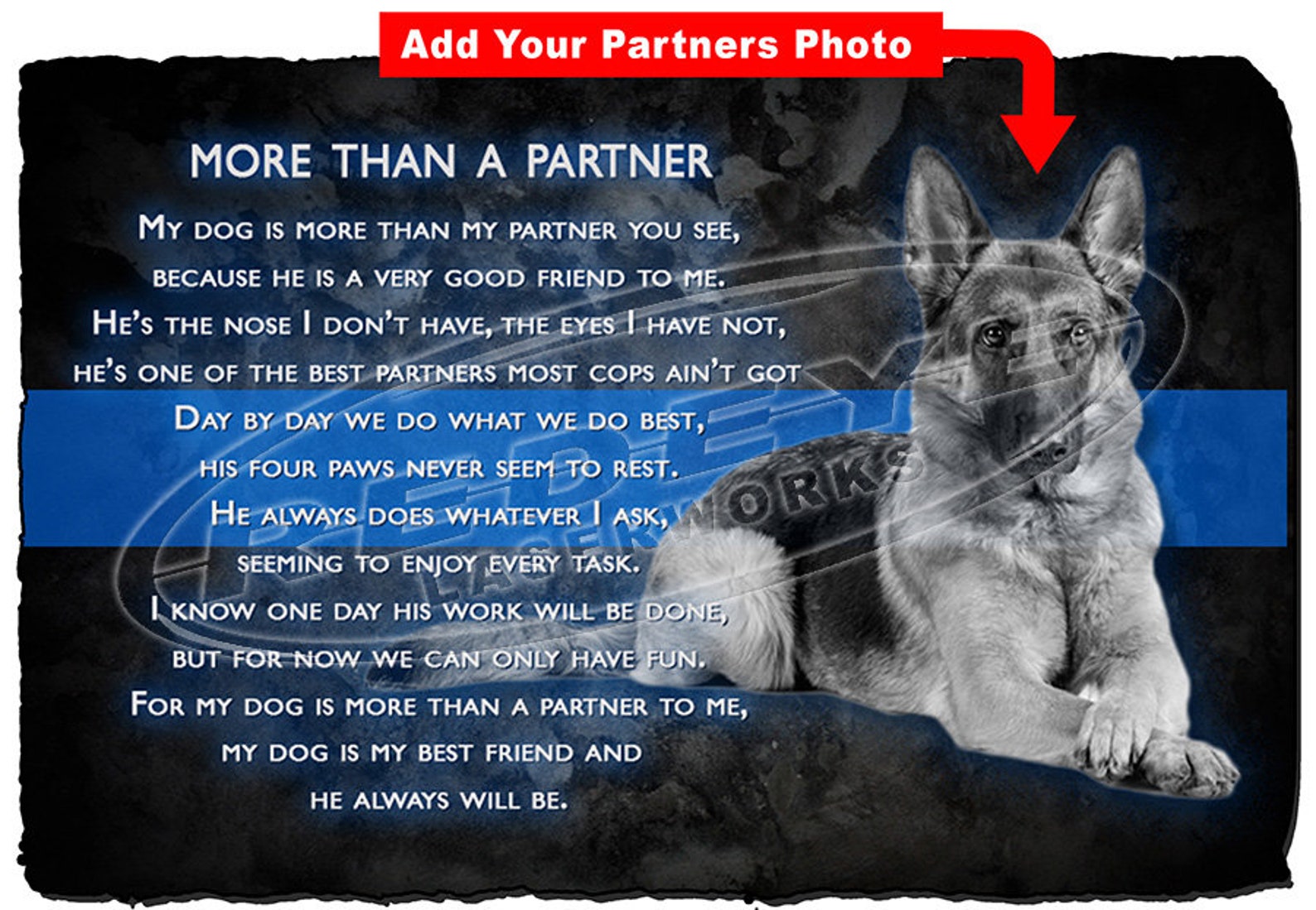 Police K9 Oath Plaque Police Dog Dedication Plaque K9 Unit - Etsy