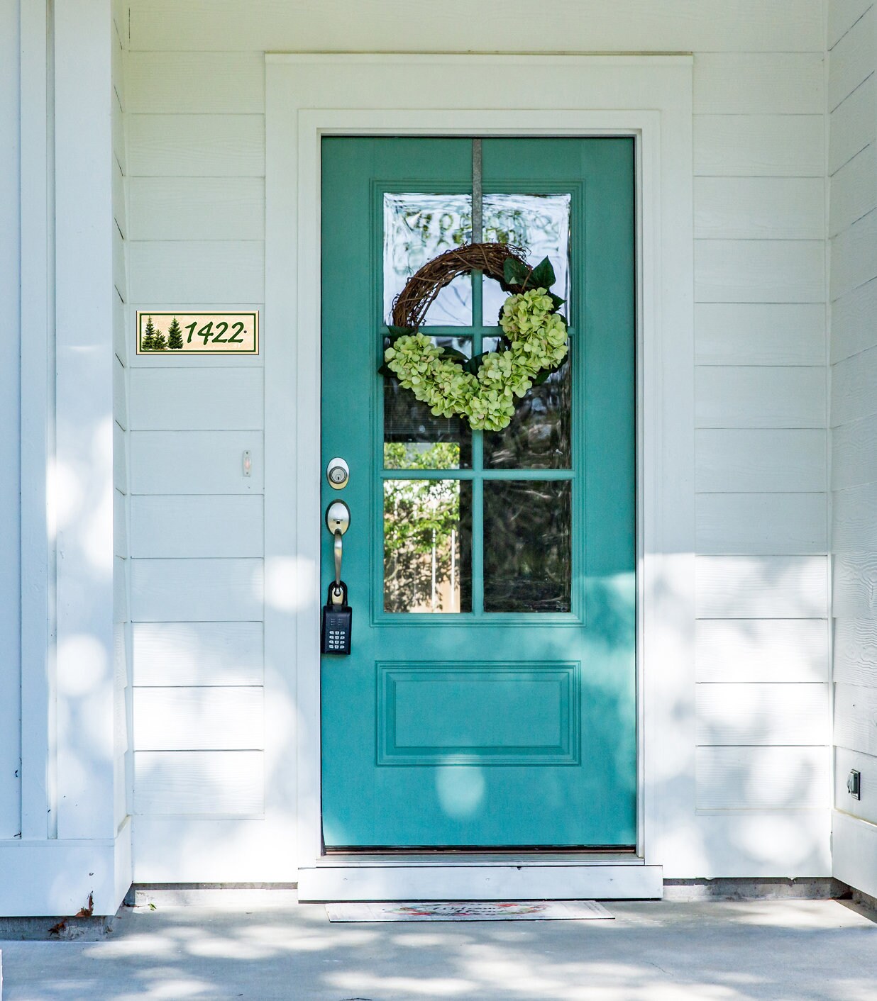 Pine Trees Themed Ceramic House Numbers Pine Forest Custom | Etsy