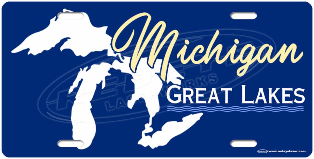 Michigan License Plate Tag, Pure Michigan License Plates, Michigan ...