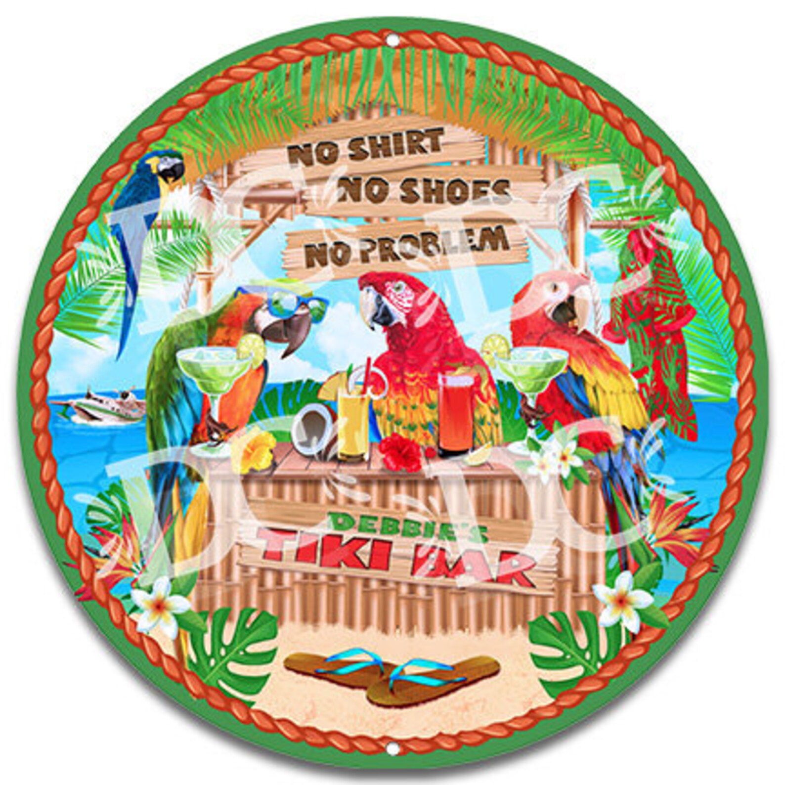 Tiki Paradise Bar Signs Beach Bar Signs Fun Tiki Bar Signs - Etsy