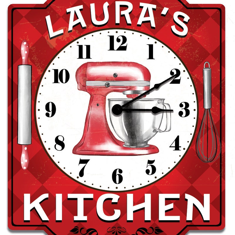 Kitchen Clock - Etsy