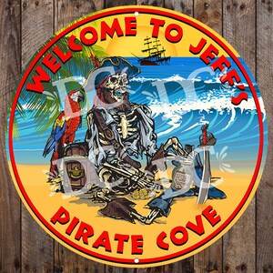 Personalized Pirate Cove Sign: Fun Tiki Bar Decor - Etsy