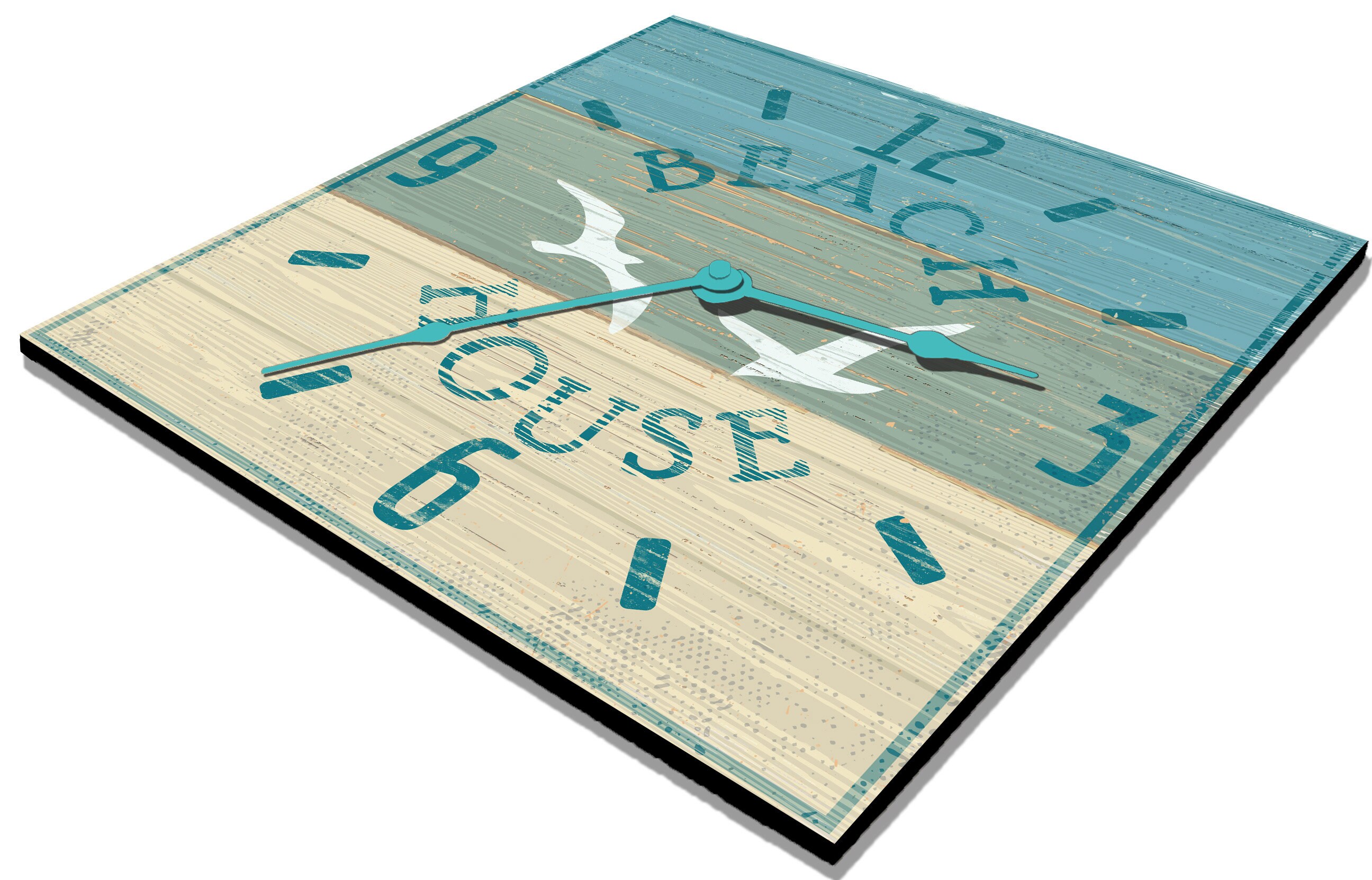 Beach Life Wall Clock Beach Themed Clock Cottage Décor - Etsy