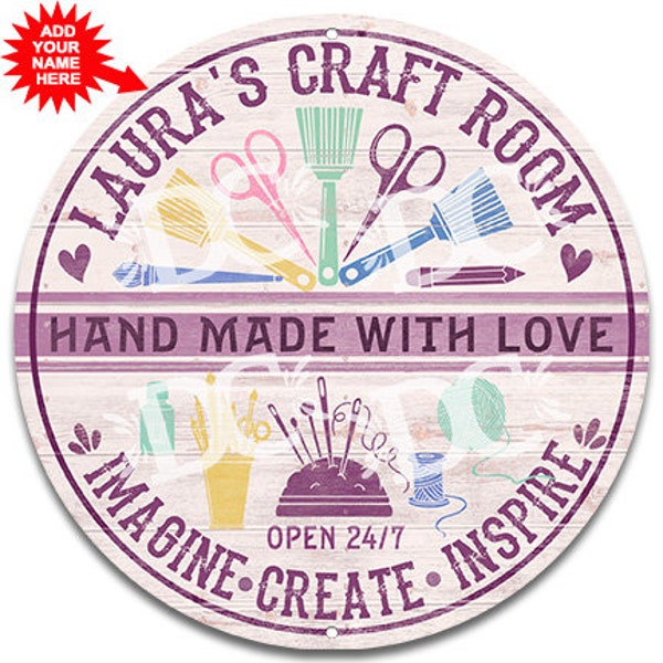Craft Room Sign - Etsy