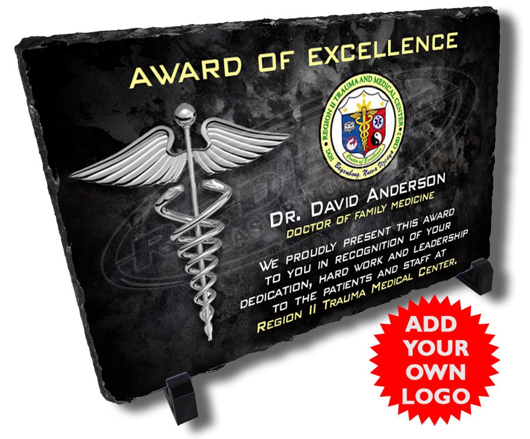 Physicians Excellence Award Plaques, Physicians Recognition Gifts ...