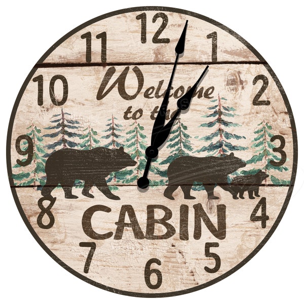 Rustic Wall Clock - Etsy