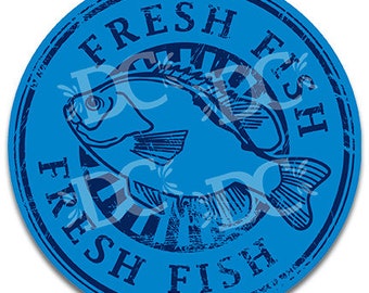 Fish Market Sign - Etsy