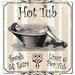 Hot Tub Signs Personalized Tub Room Signs Bathroom Signs - Etsy