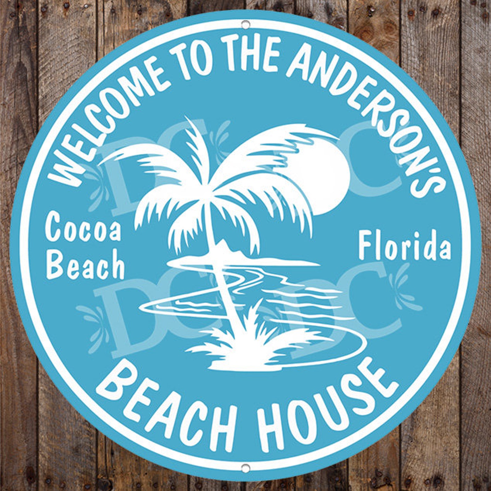 Beach House Customized Welcome Sign Cottage Sign Ideas | Etsy