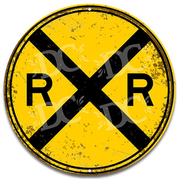 Railroad Crossing - Etsy