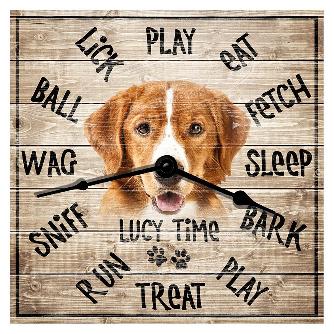 Dog Themed Signs Dog Clocks Custom Pet Décor Custom Pet - Etsy