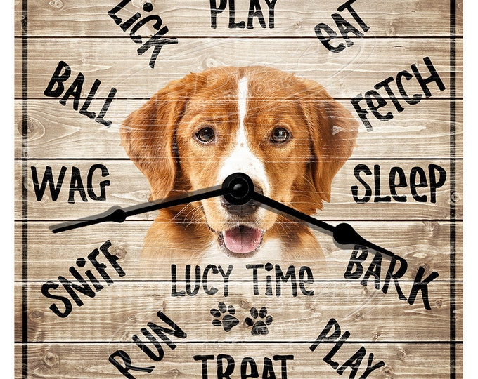 Dog Themed Signs, Dog Clocks, Custom Pet Décor, Custom Pet Signs, Dog ...