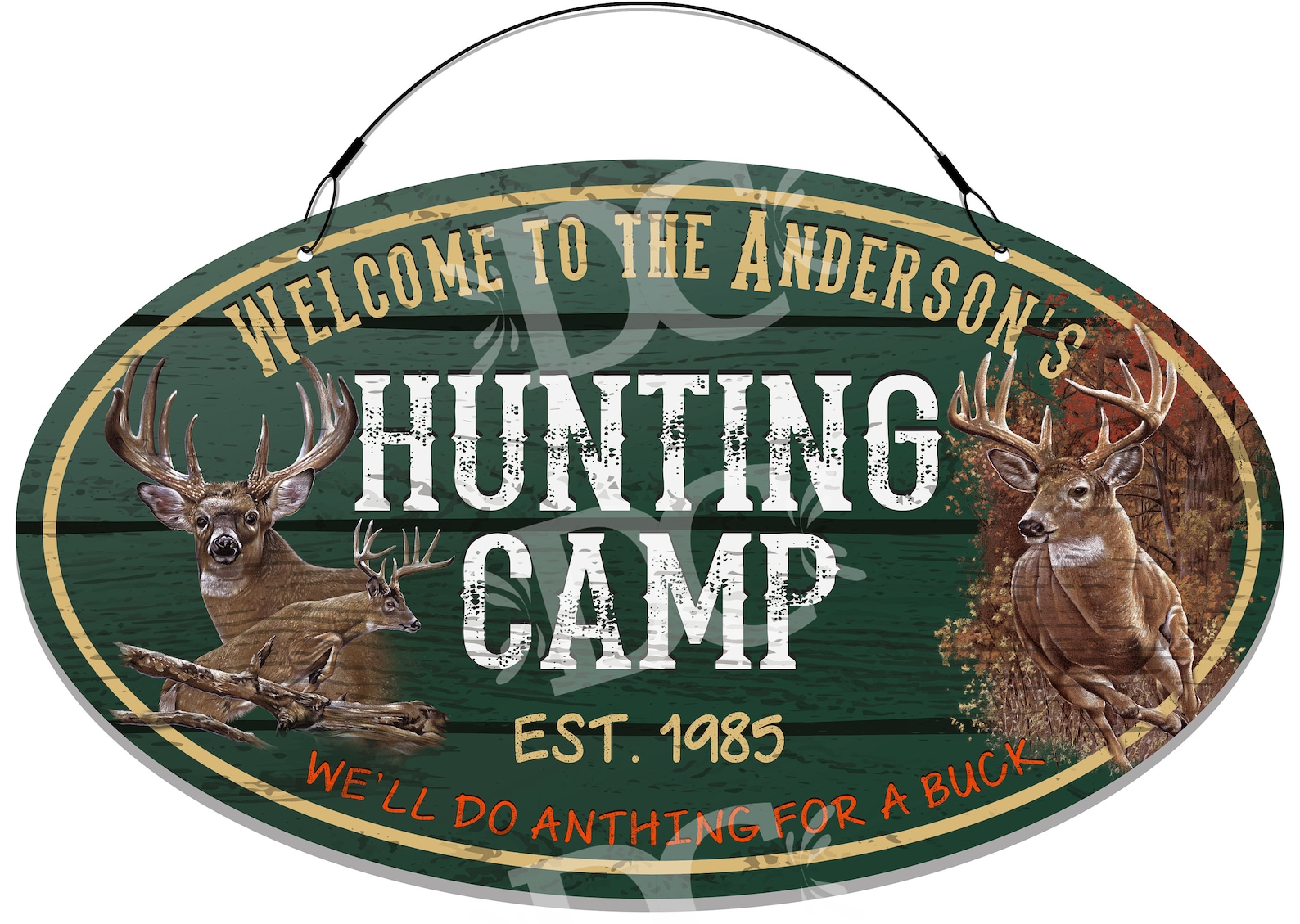 Hunting Deer Camp Sign Hunting Décor Signs Deer Camp Signs - Etsy