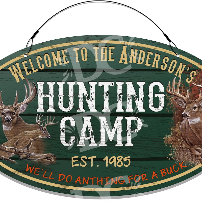 Deer Porch Sign - Etsy