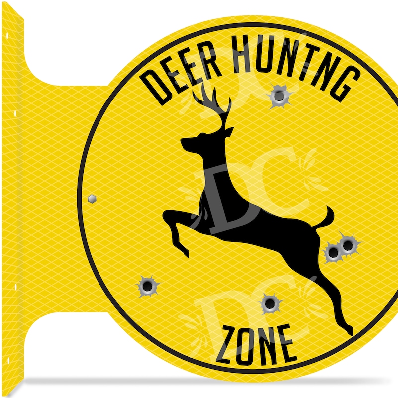 Deer Crossing Sign - Etsy