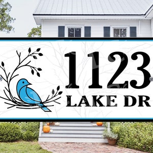 Bird Themed Ceramic House Welcome Sign, From Porch Welcome Sign ...