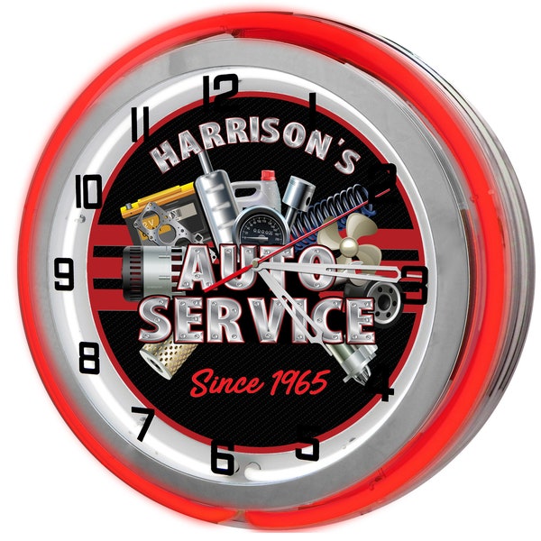 Auto Parts Clock - Etsy