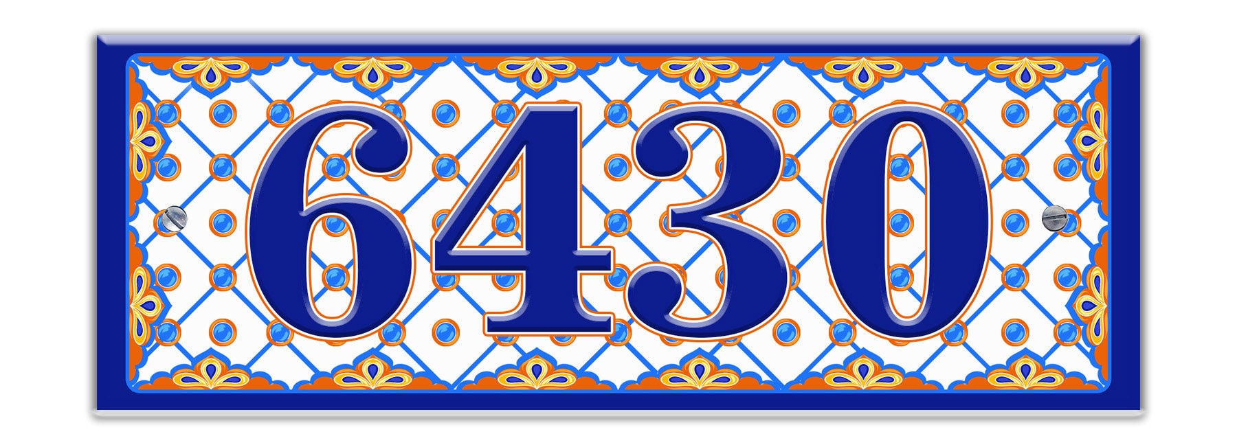 Tuscan Style House Numbers